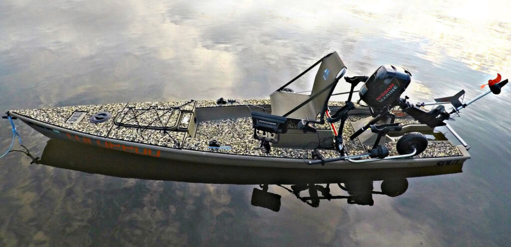 Solo Skiff - A DIY rigging dream boat. - Solo Skiff a fishing kayak ...